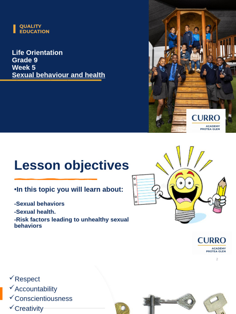 Grade 9 Sexual Health and Behavior | PDF