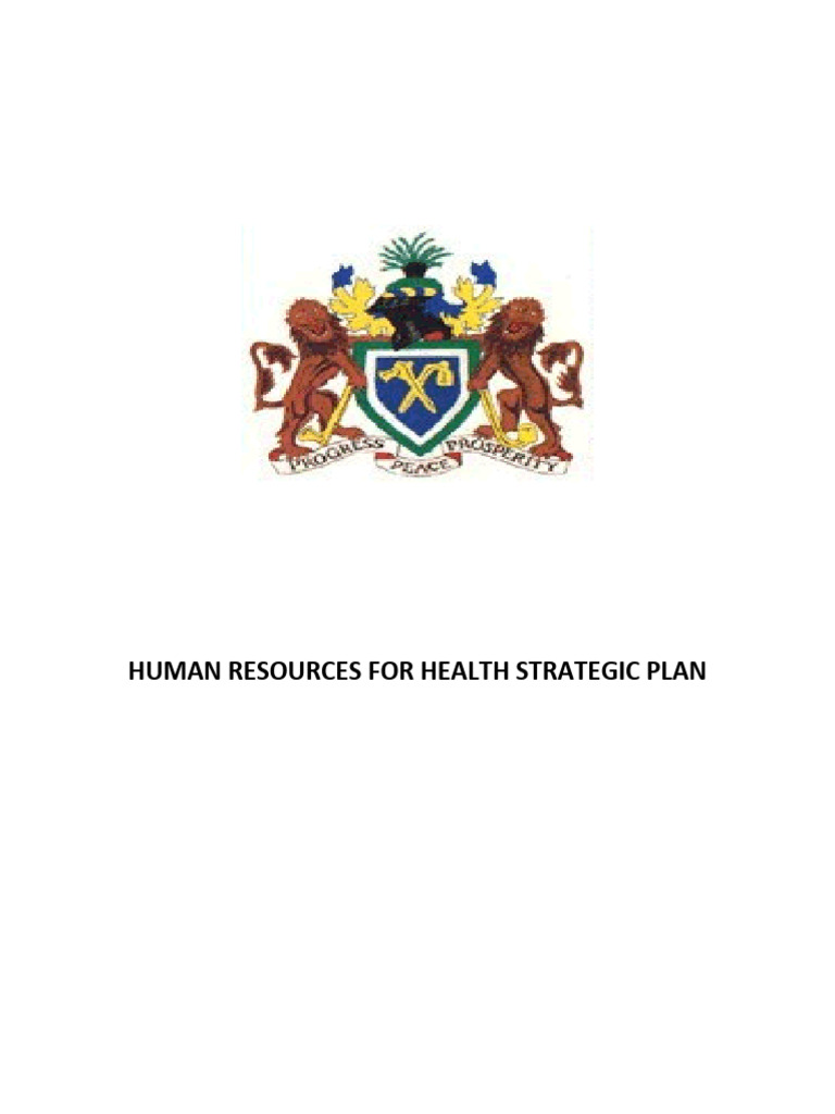 Gambia HRH Strategic Plan 2022-2026 | PDF | Health Human Resources ...