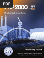 SAP2000 Beam Analysis Tutorial | PDF | Beam (Structure) | Window (Computing)