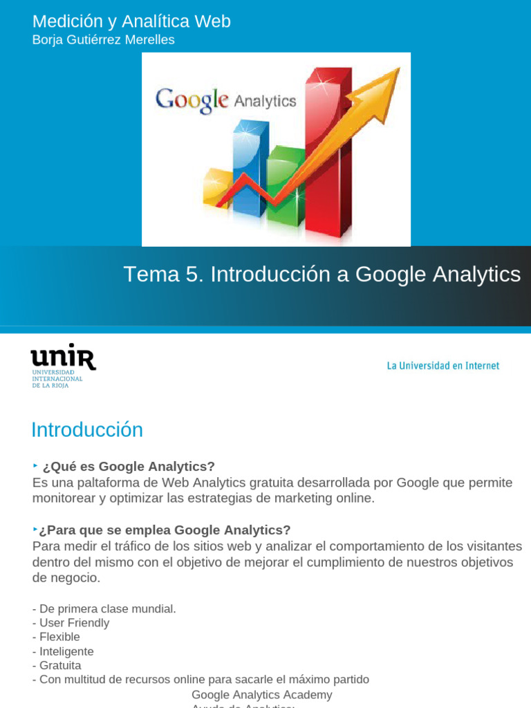 Tema 5 Introducción a Google Analytics | PDF