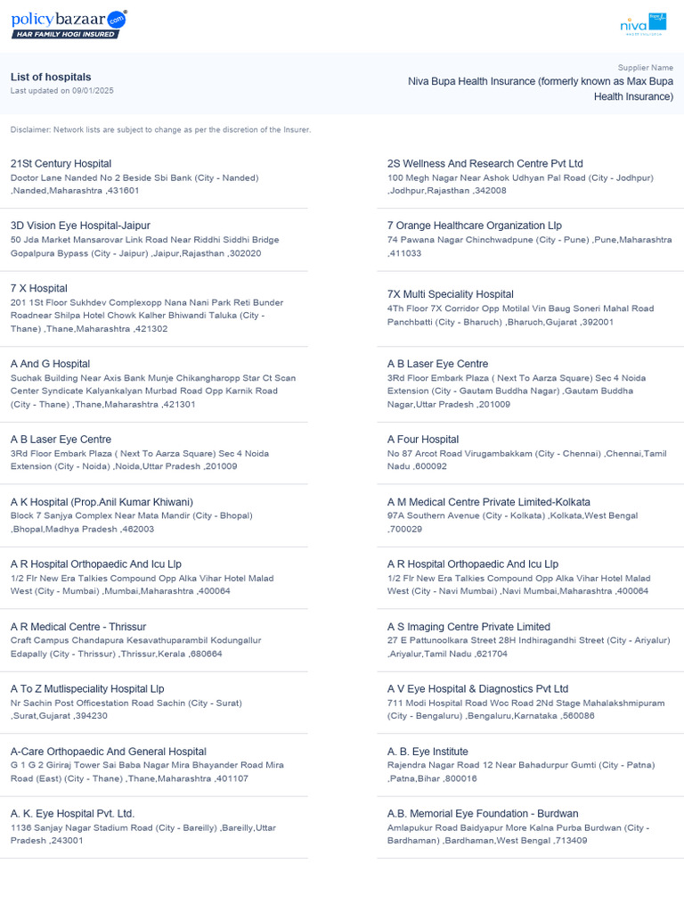 Niva Bupa (Formerly Known As Max Bupa) | PDF | Bangalore | Mumbai