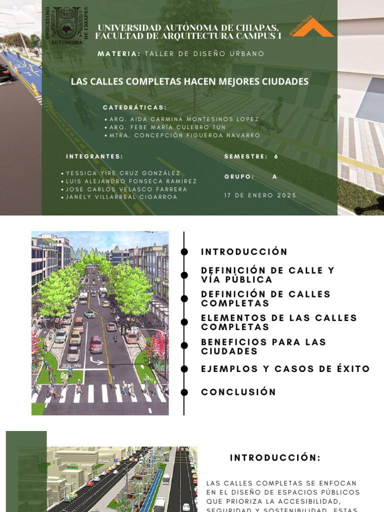 Calles Completas: Mejora Urbana | PDF | Peatonal | Transporte