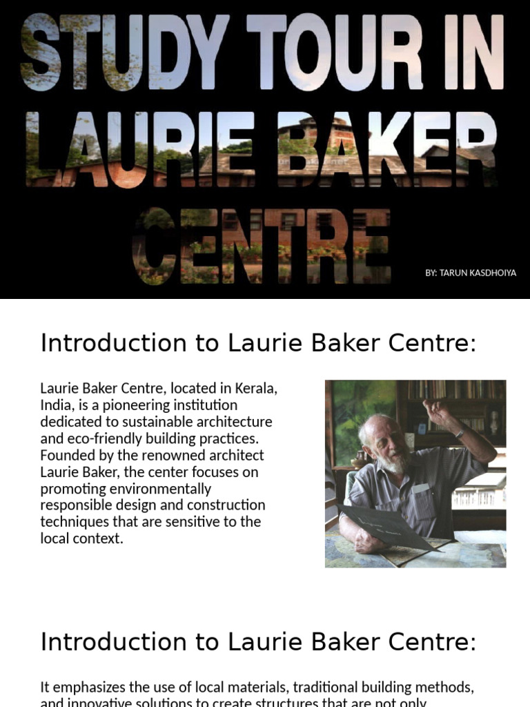 Laurie Baker Centre: Sustainable Design Insights | PDF | Sustainability ...