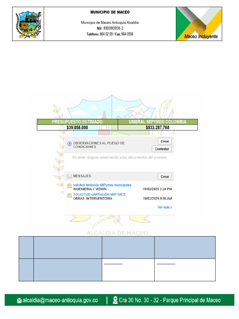 ALM - CMC-SP-012-2025 (EyD AA Pavimentacion Puerto Nus) | PDF