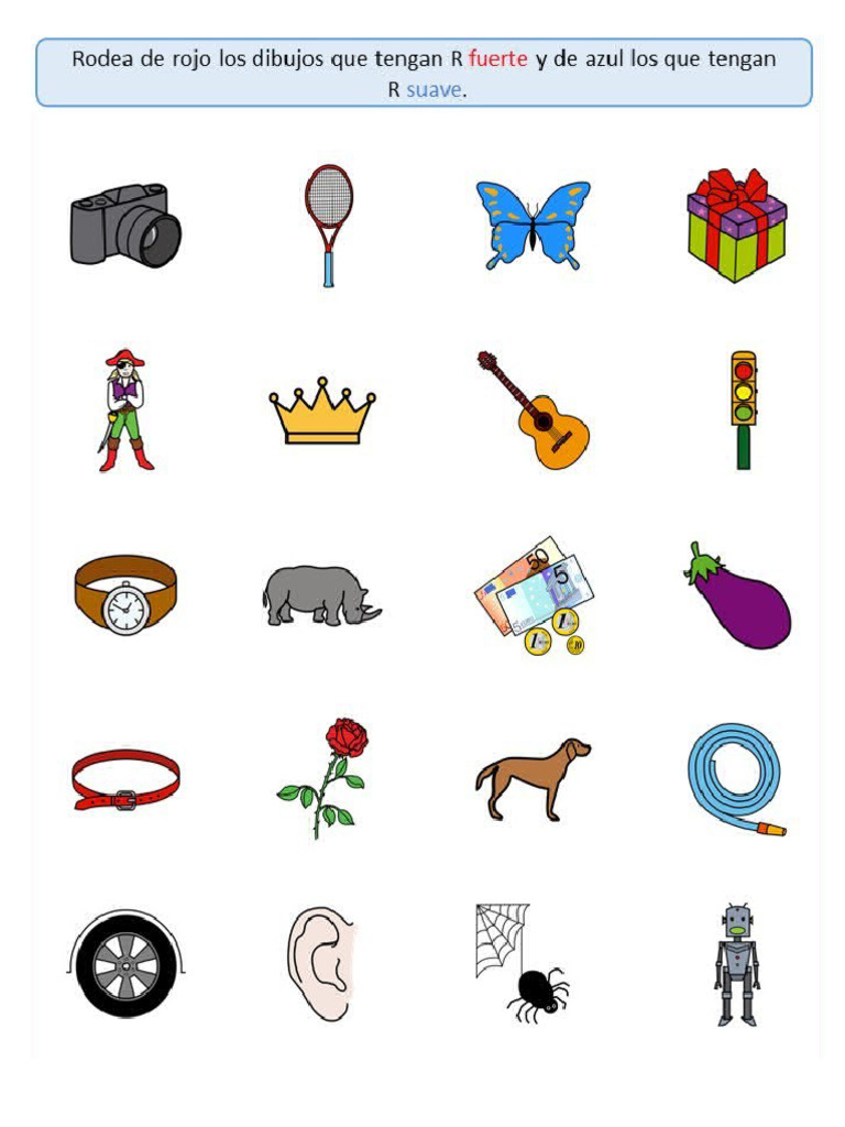 actividad letra r | PDF