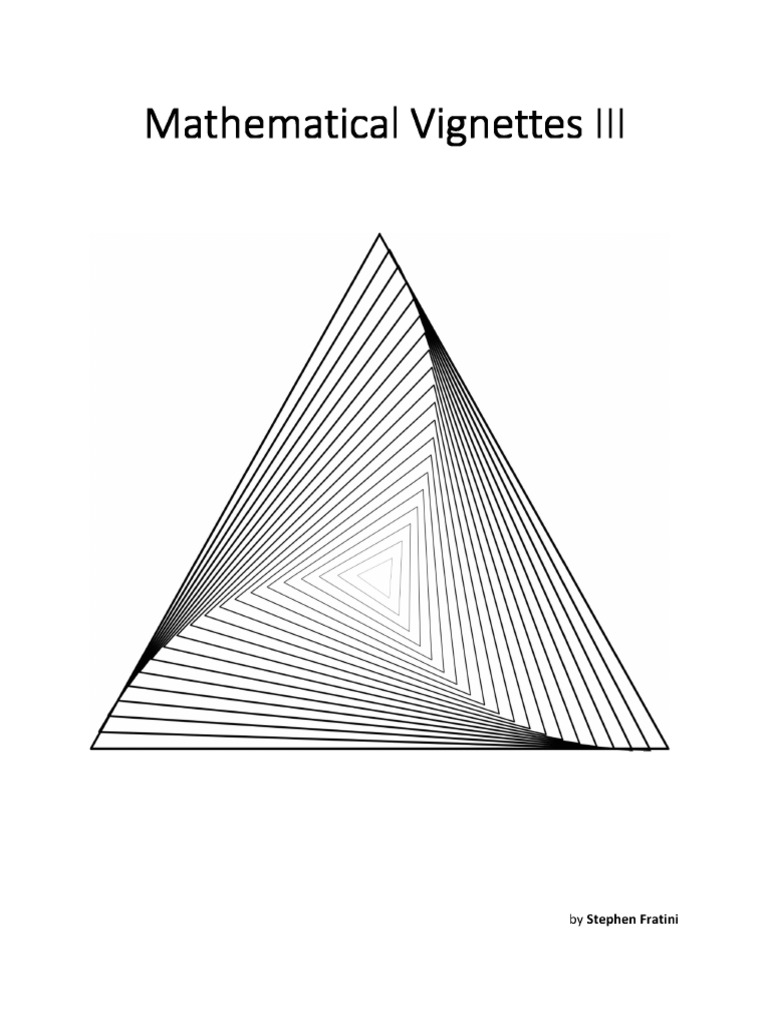 Mathematical Vignettes III | PDF | Line (Geometry) | Geometry