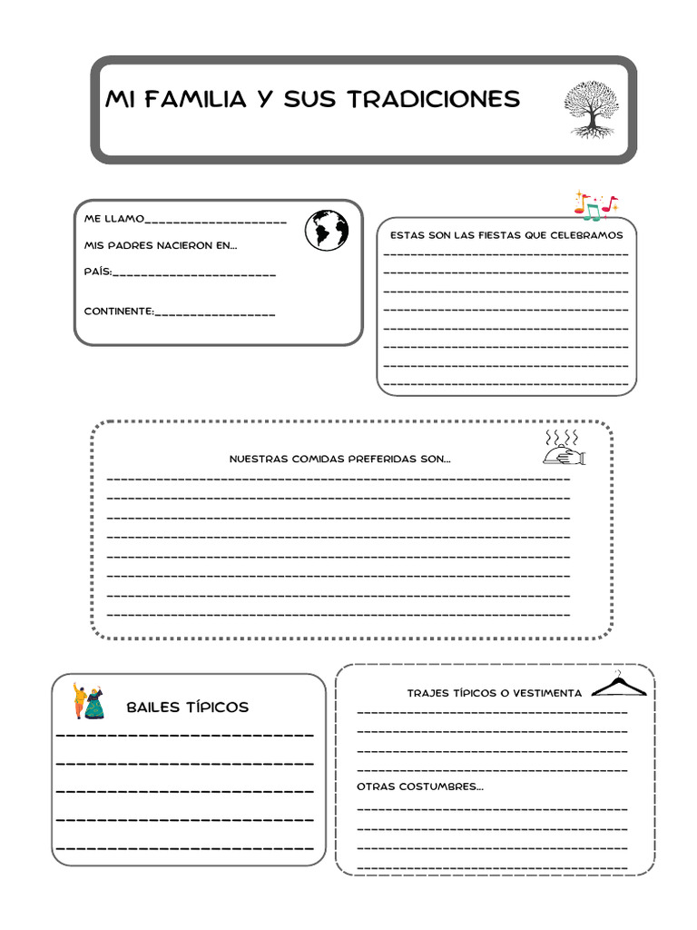 Familias y Tradiciones | PDF