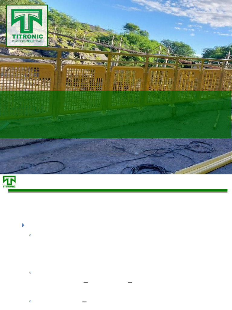 Titronic - Guarda Corpo Polimérico | PDF | Polímeros | Plástico