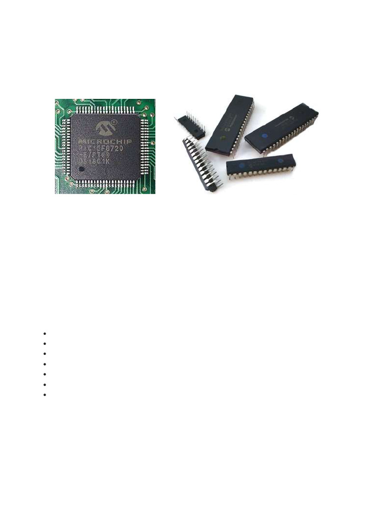 Los Microcontroladores | PDF | Microcontrolador | Microprocesador