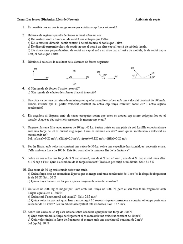 Tema - Dinamica (Val) | PDF