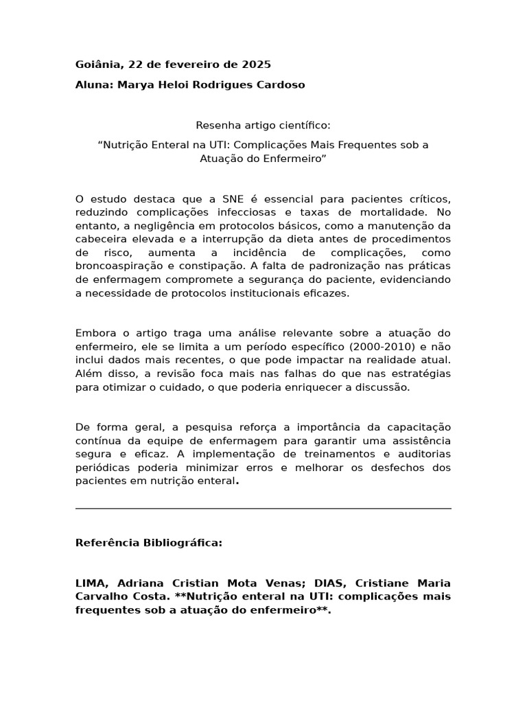 Resenha artigo_Marya | PDF