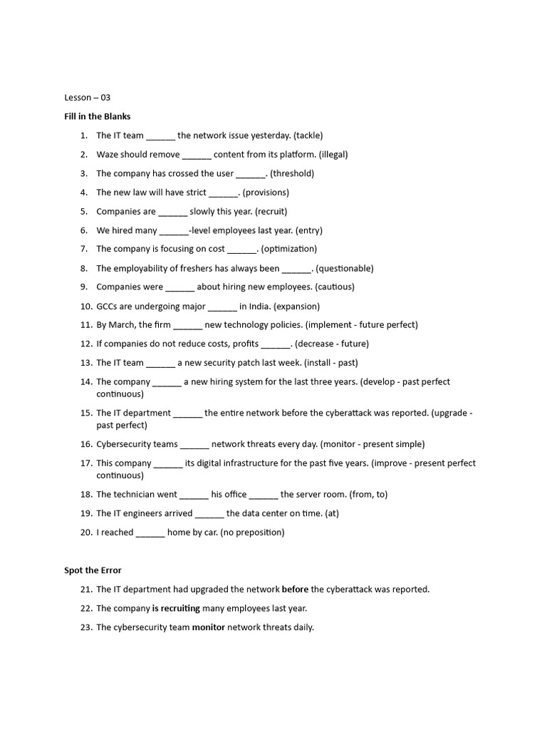 Lesson 03 AssiGNment | PDF | Computing | Network Architecture Lesson 03 AssiGNment | PDF | Computing | Network Architecture