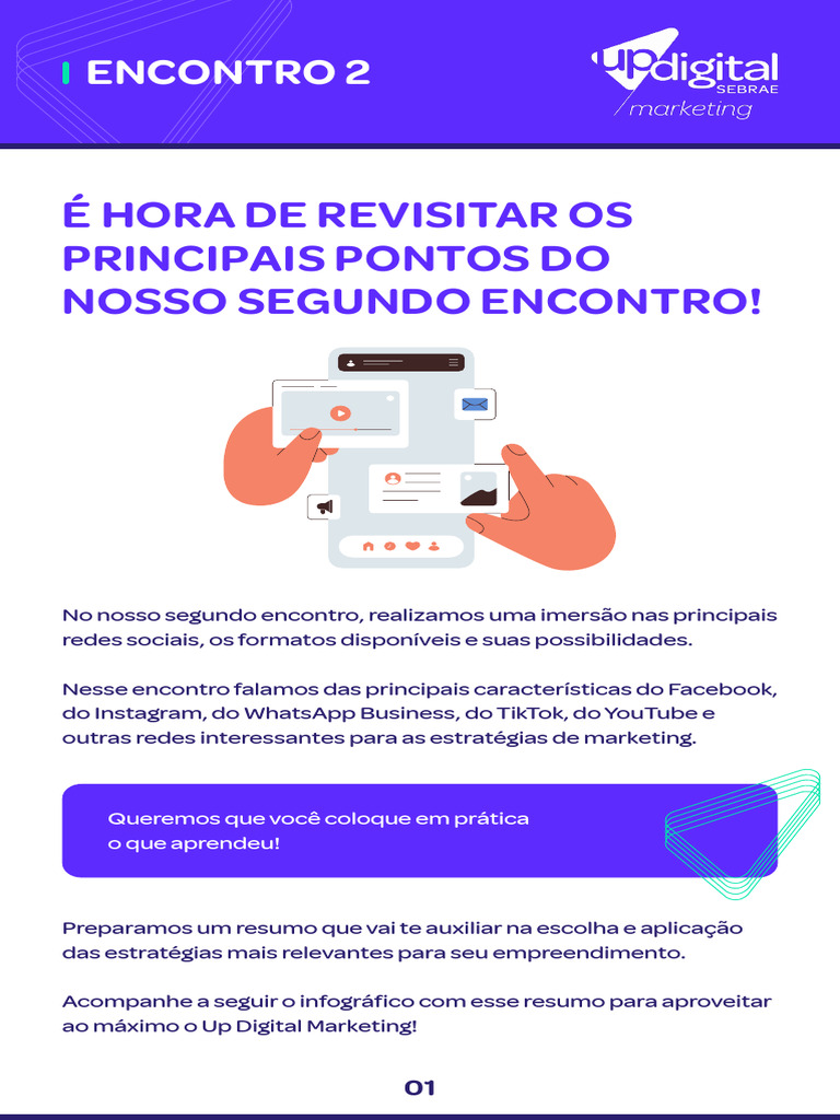 UPDigital - Infografico - Encontro2 2025 | PDF | Facebook | Marketing