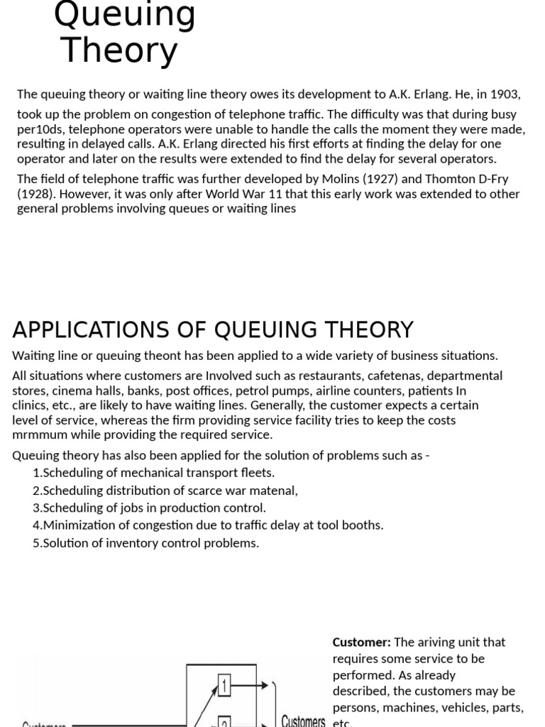 Queuing Theory besic (1) | PDF | Applied Mathematics