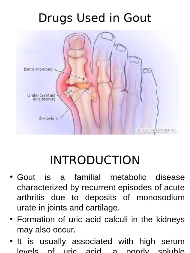 Anti Gout Drugs 2020 | PDF | Gout | Clinical Medicine