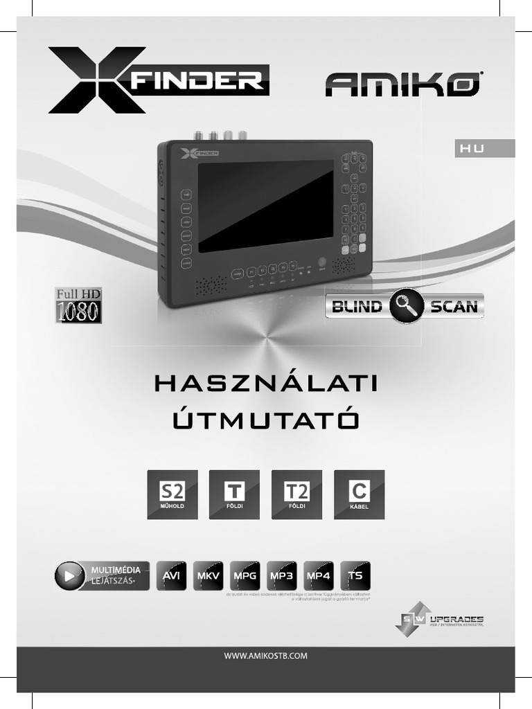 Usermanual Amiko X-Finder HU v130624 BG PrintV | PDF