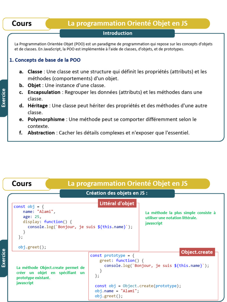 Gestion Panier en JS | PDF | Classe (informatique) | Programmation informatique