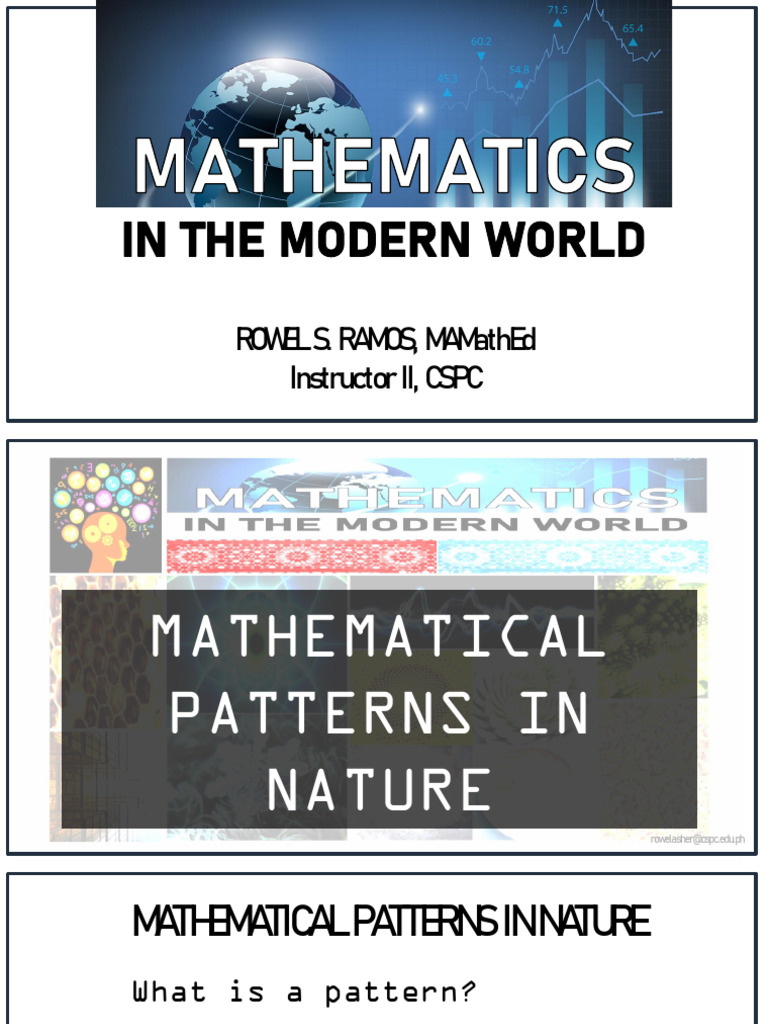 Mathematical Patterns in Nature | PDF | Pattern | Nature