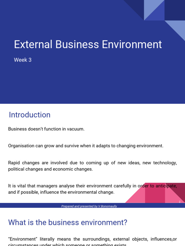 ABM - External Business Environment | PDF | Supply Chain | Natural ...