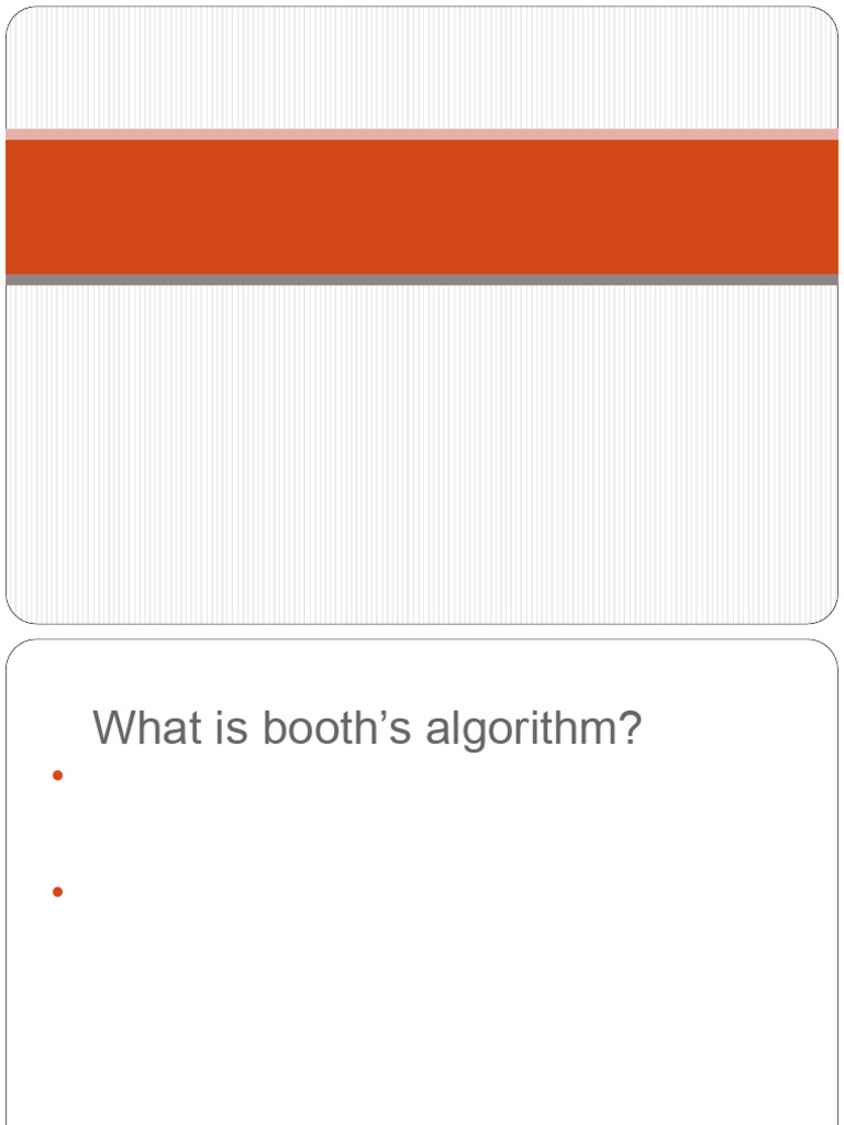 Unit 4 Boothalgorithm 220120091907 | PDF