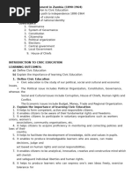 Civic Education Lecture Notes | PDF | Civics | Civic Engagement