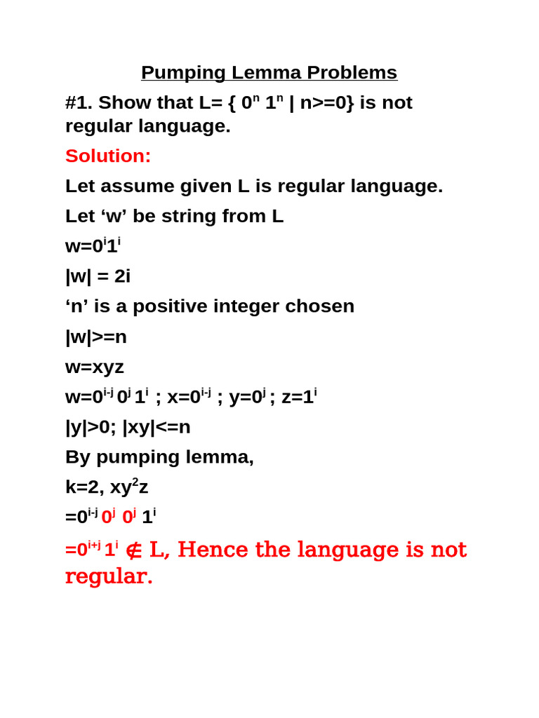 Pumping_lemma_problems | PDF