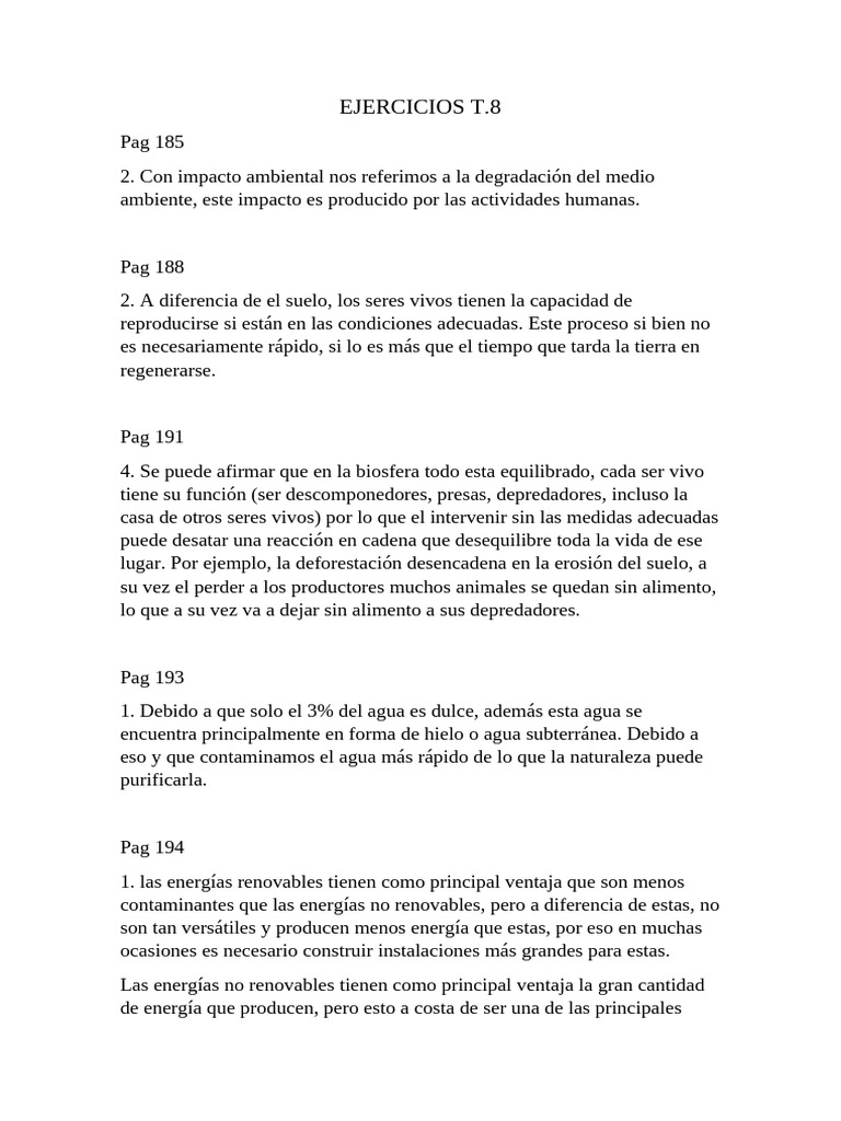 EJERCICIOS T8 | PDF