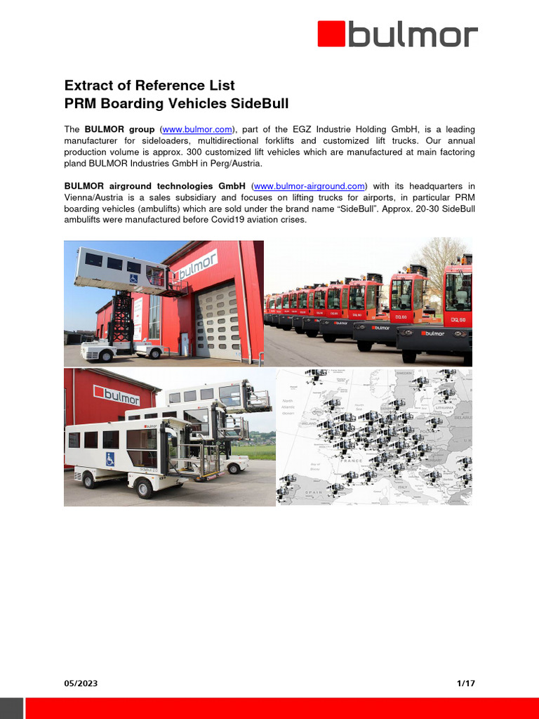 SideBull PRM Vehicles at Major Airports | PDF | Service Industries ...