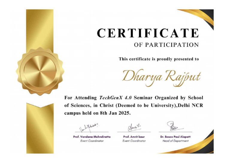 DL Certificate 2 | PDF