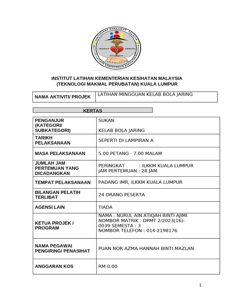 Format Proposal | PDF