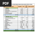 Jamaica Builders Independent Contractors Rate Sheet 2018-2019 | PDF