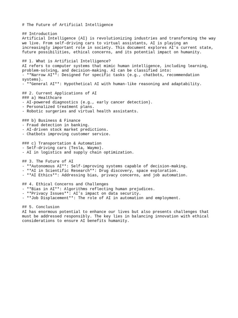 The_Future_of_Artificial_Intelligence_Detailed | PDF