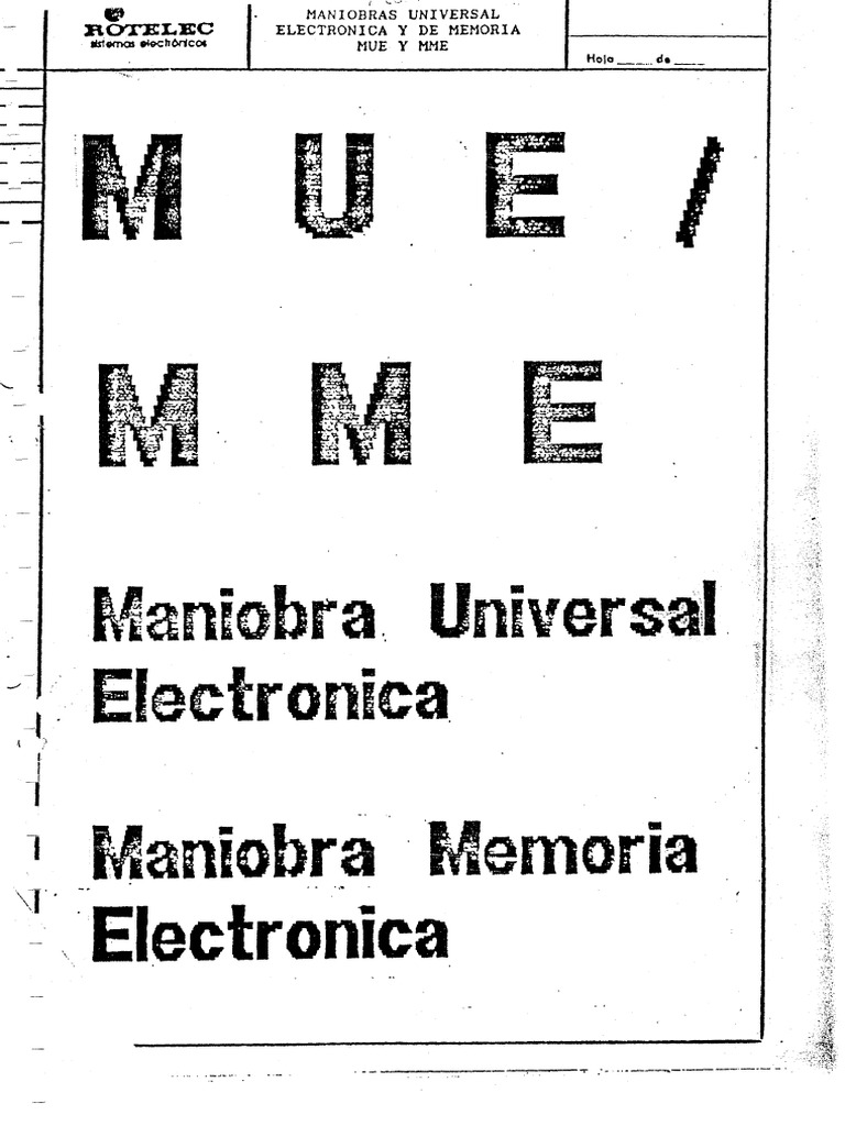 Rotelec (Mue y Mme) | PDF