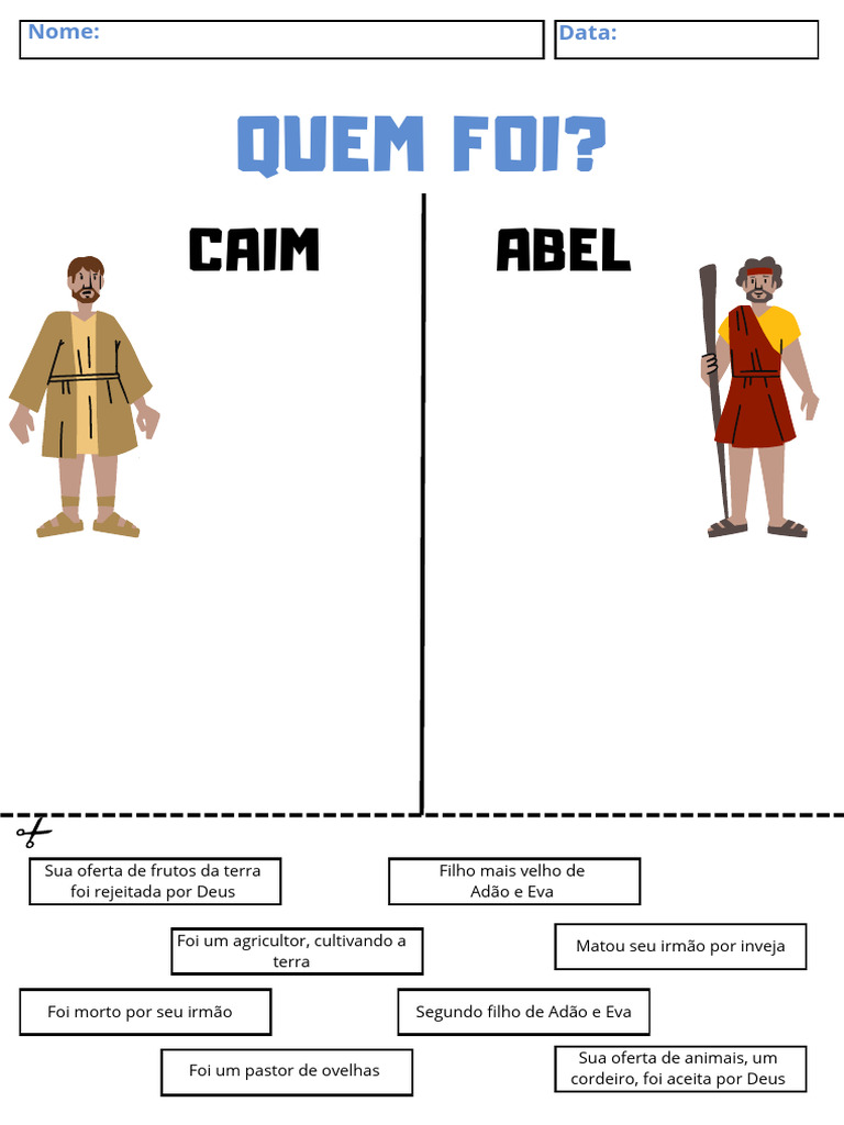 QUEM FOI Caim e Abel | PDF