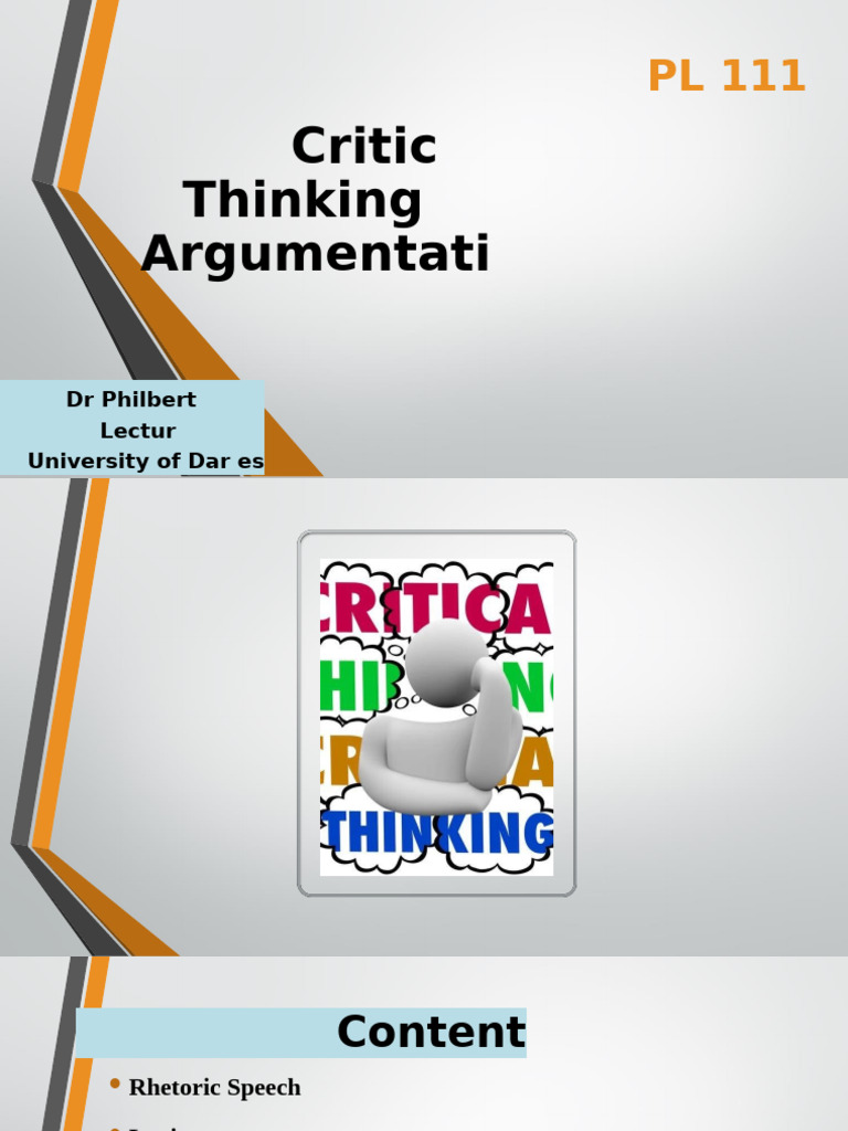 Introduction to Logic and Argumentation | PDF | Argument | Logic