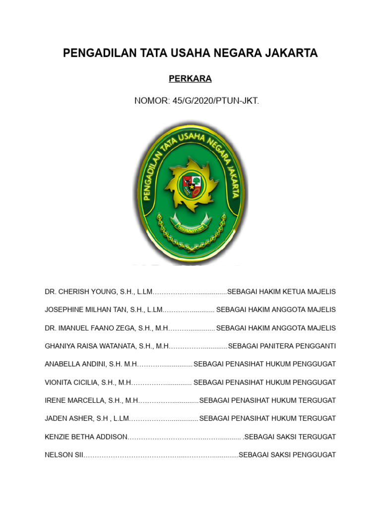 Sampul Berkas Perkara | PDF