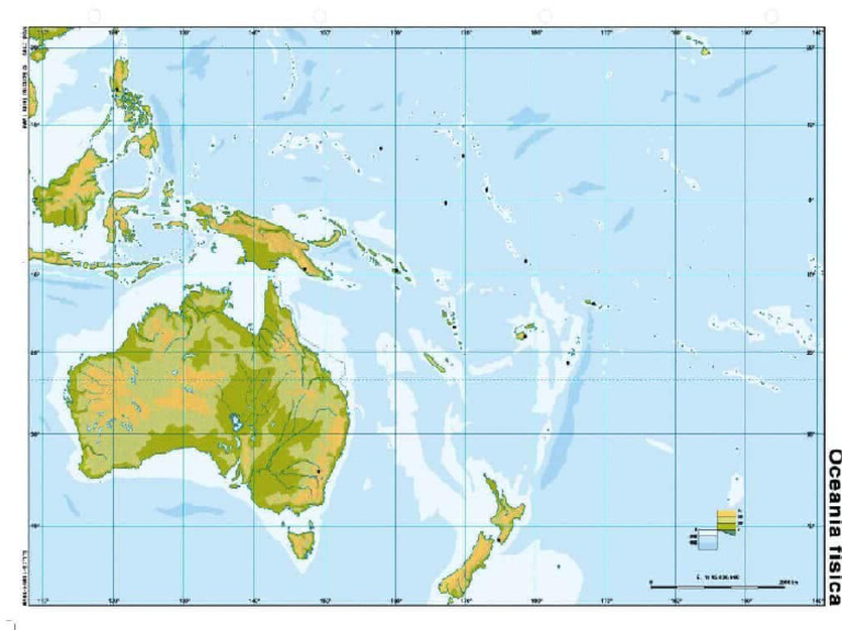 Mapa de Oceania | PDF