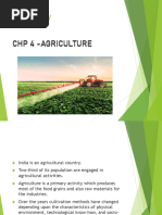 Notes Class 10 CBSE NCERT Geography Chapter-4 Agriculture | PDF ...