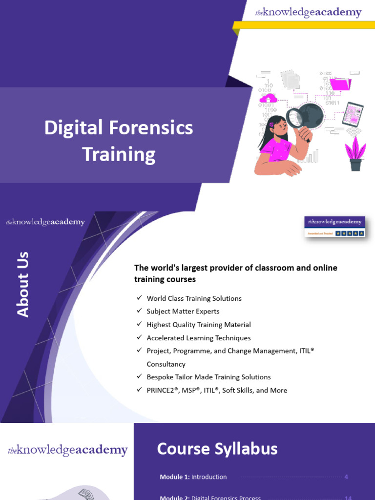 Digital Forensics Training - Delegate Pack | PDF | Digital Forensics ...