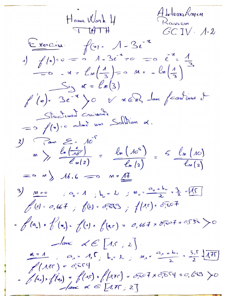 Hw4 Math Rassem | PDF