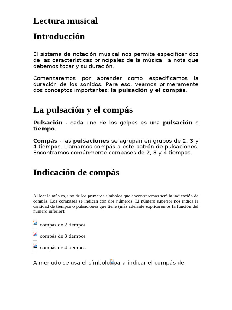 Lectura Musical | PDF