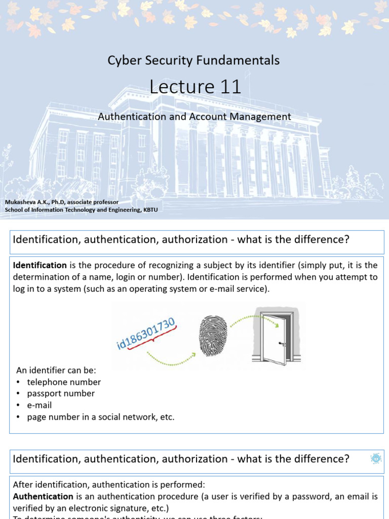Understanding Authentication & Access Control | PDF | Authentication ...