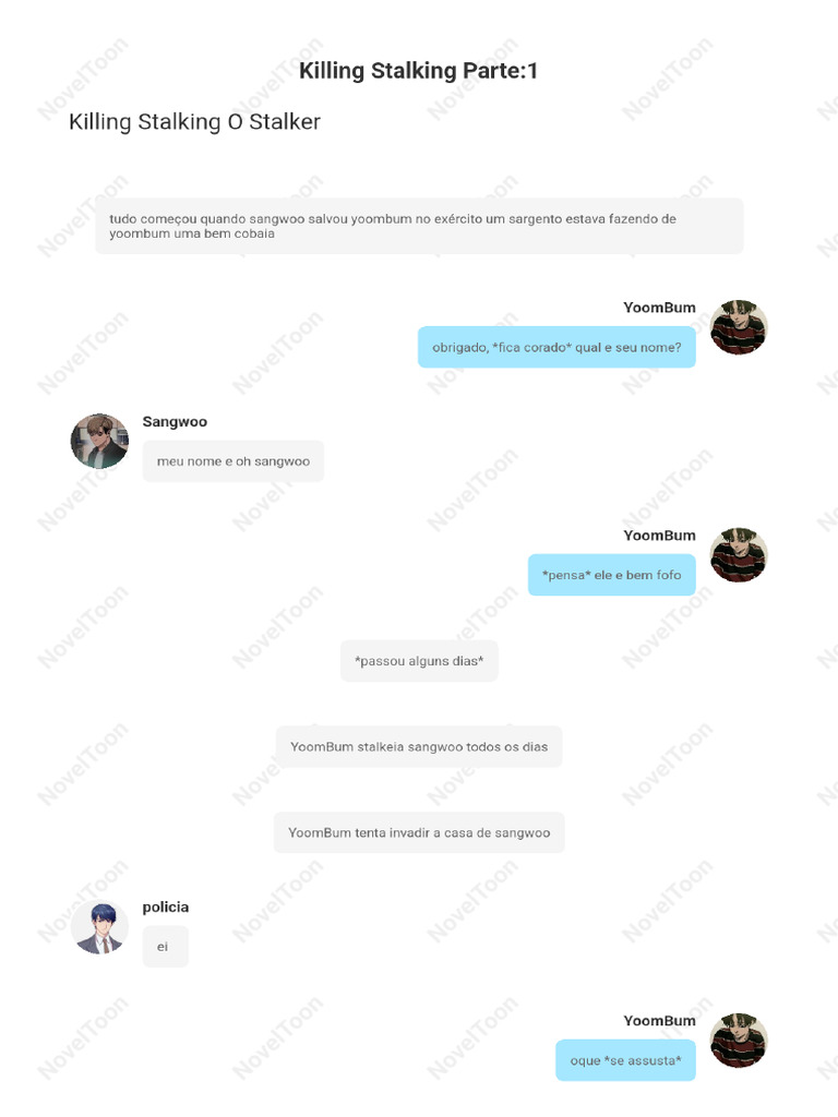 Killing Stalking Parte - 1 | PDF