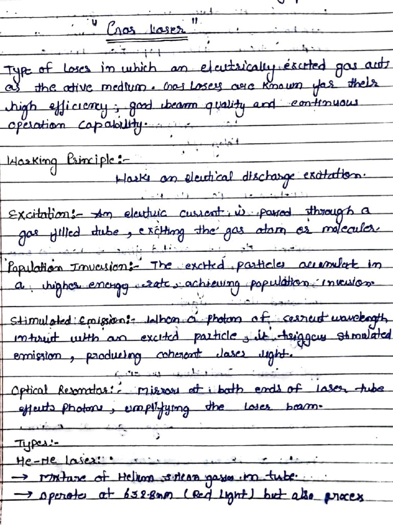 Laser Assignment Overview Pdf