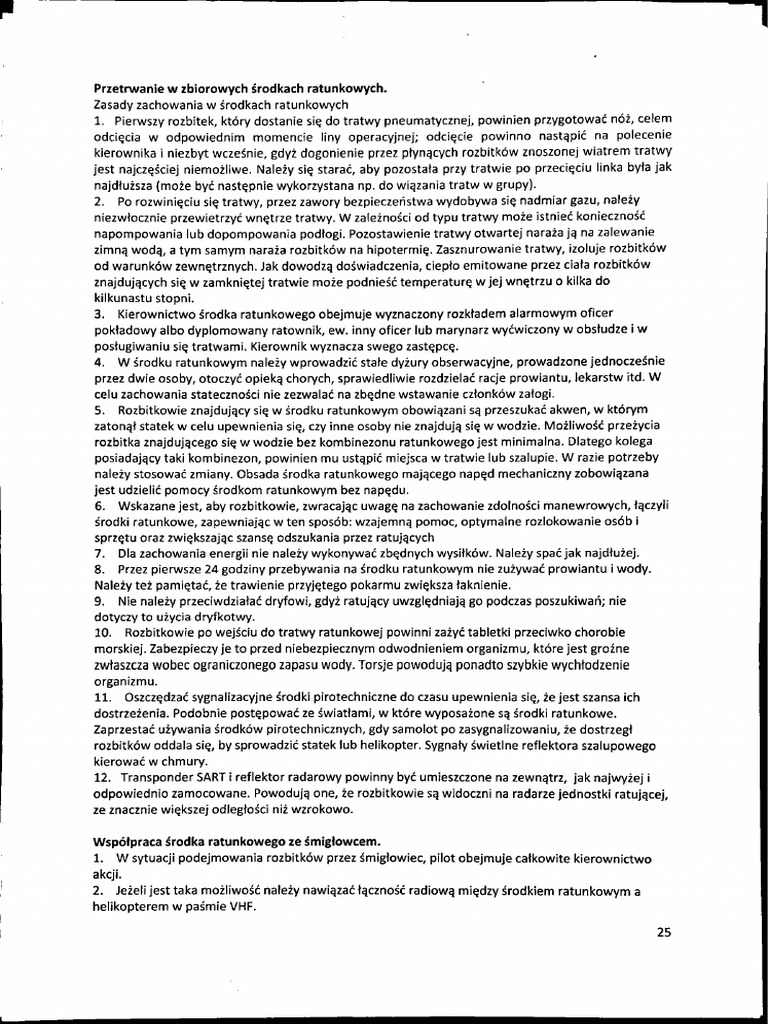 Ratownik Skrypt | PDF