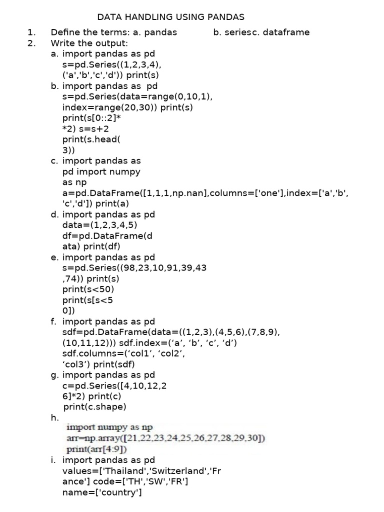 Data Handling and CSV 2024 - 2025 | PDF | Computer Data | Computing
