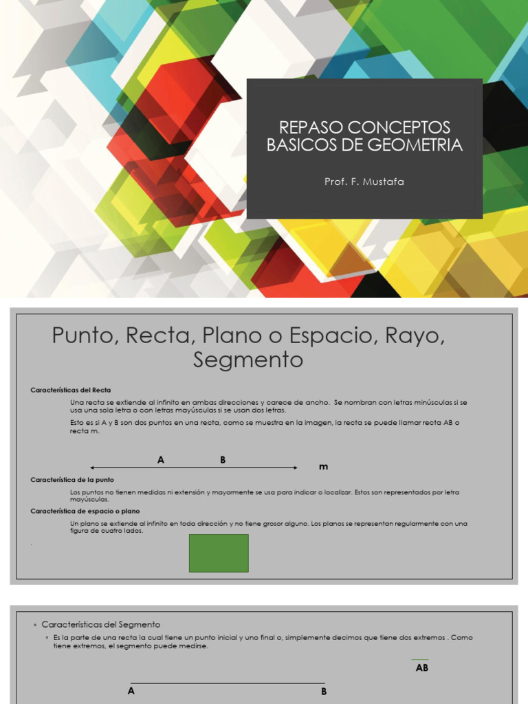 Repasando Conceptos Basicos | PDF | Geometría | Geometría euclidiana