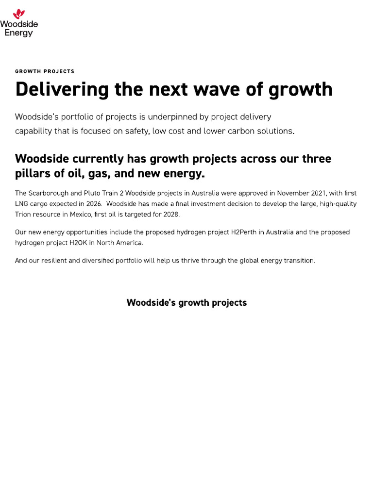 Growth Projects | PDF