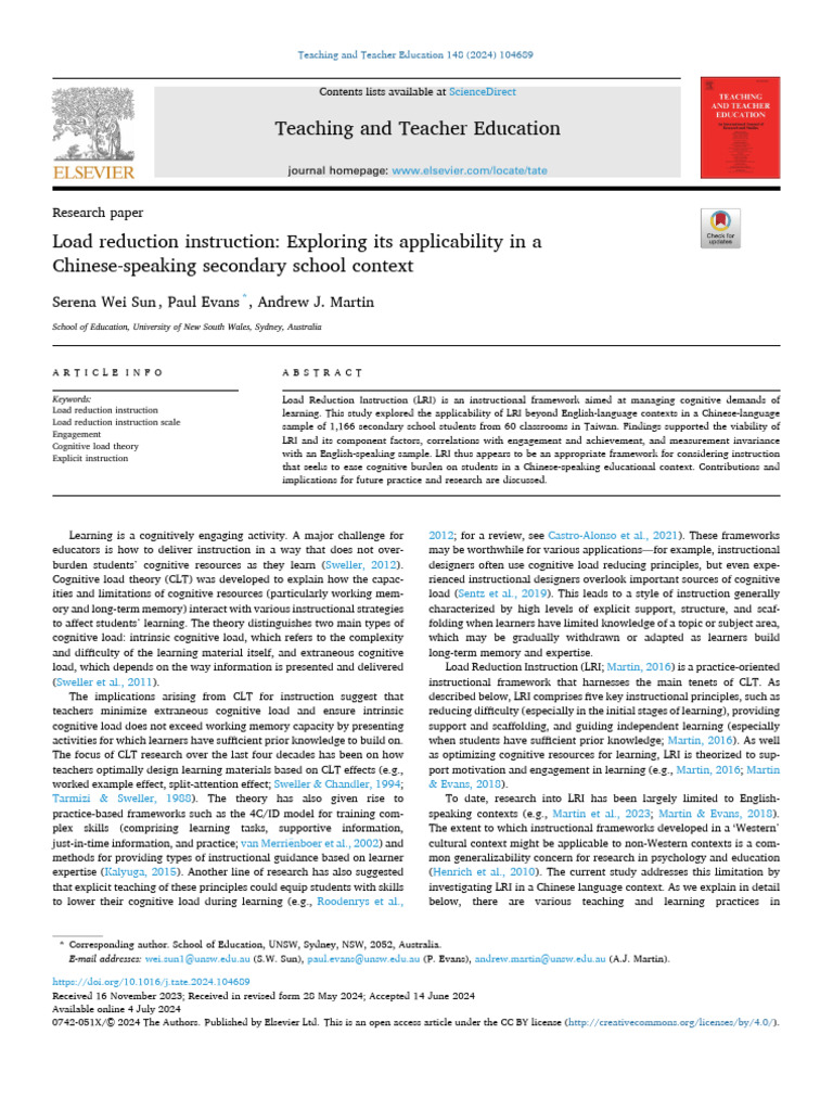 Load Reduction Instruction Exploring Its Applicability - 2024 ...