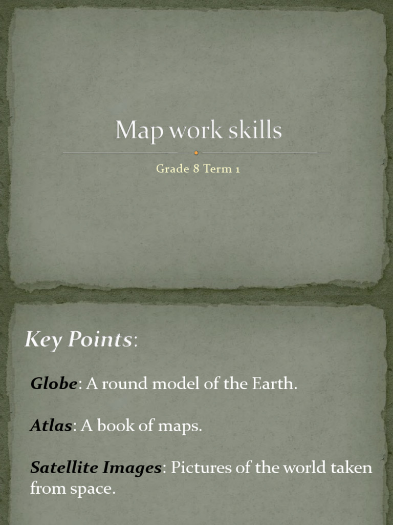 Grade 8 Mapwork Skills Geography Term 1 Notes | PDF | Longitude | Latitude
